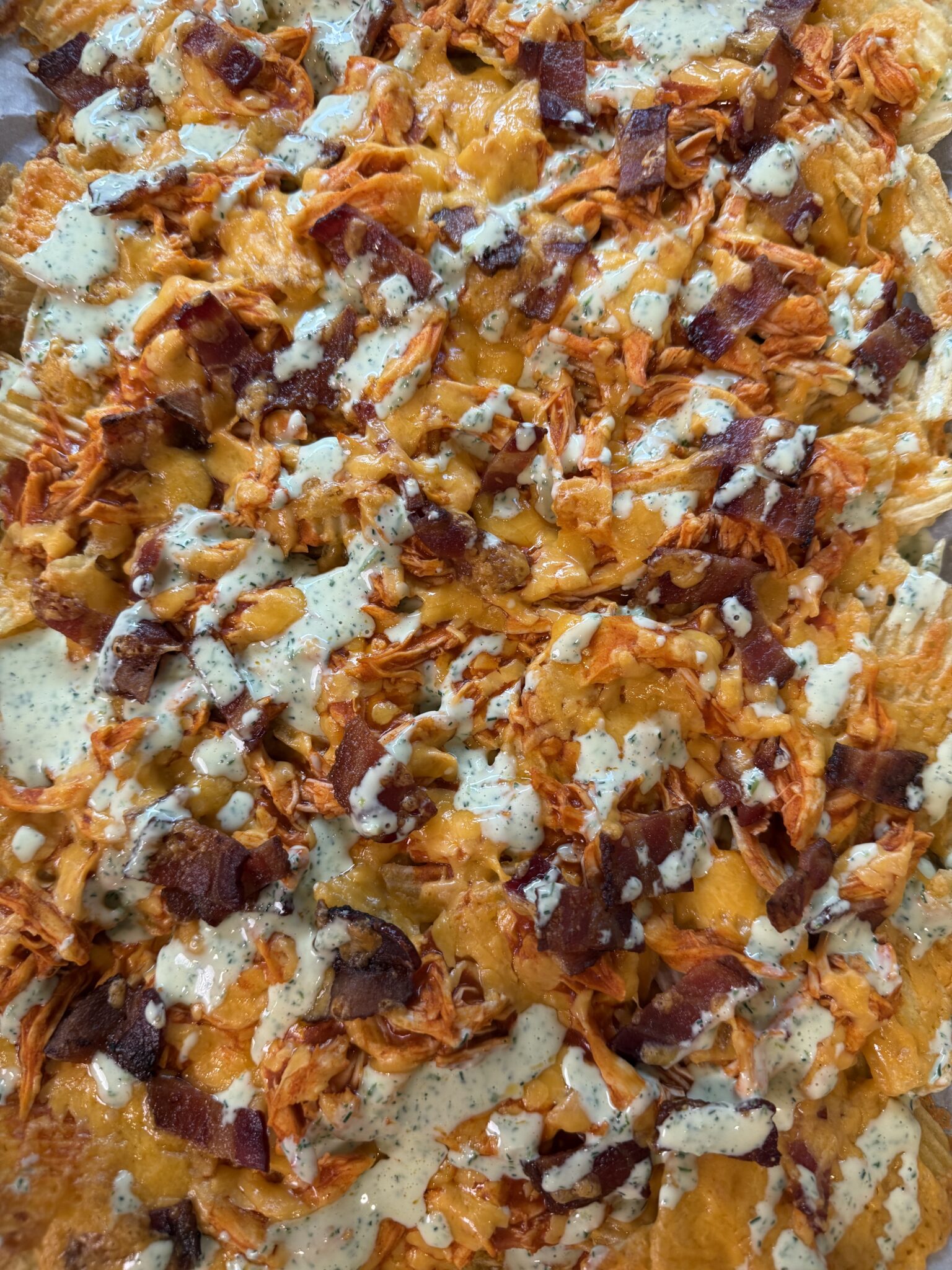 Super Bowl Crack - Buffalo Chicken Bacon Ranch Edition - Rachaell's Recipes