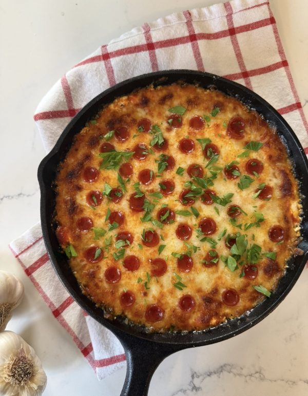 High Protein Pizza Dip - Rachaell's Recipes