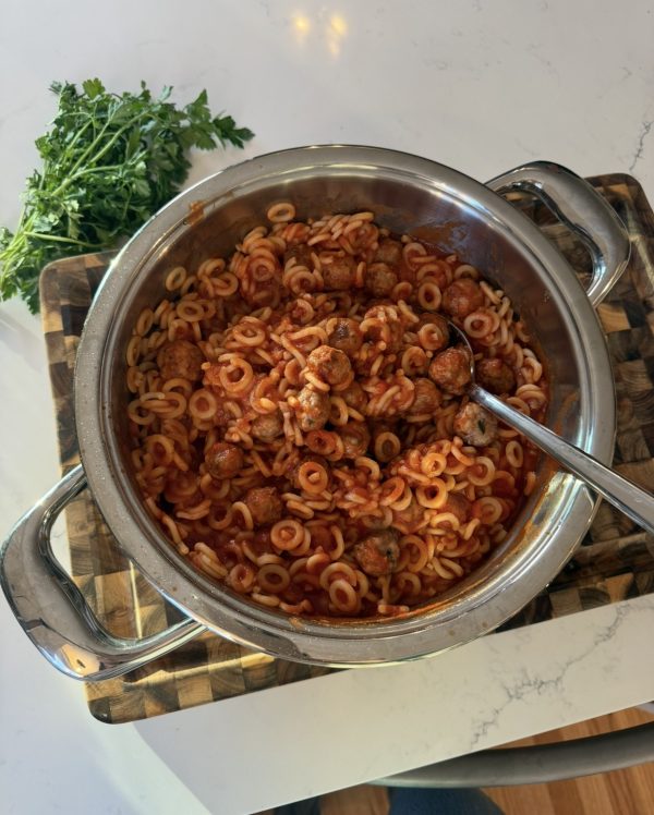 Homemade Spaghetti O’s with Mini Meatballs - Rachaell's Recipes